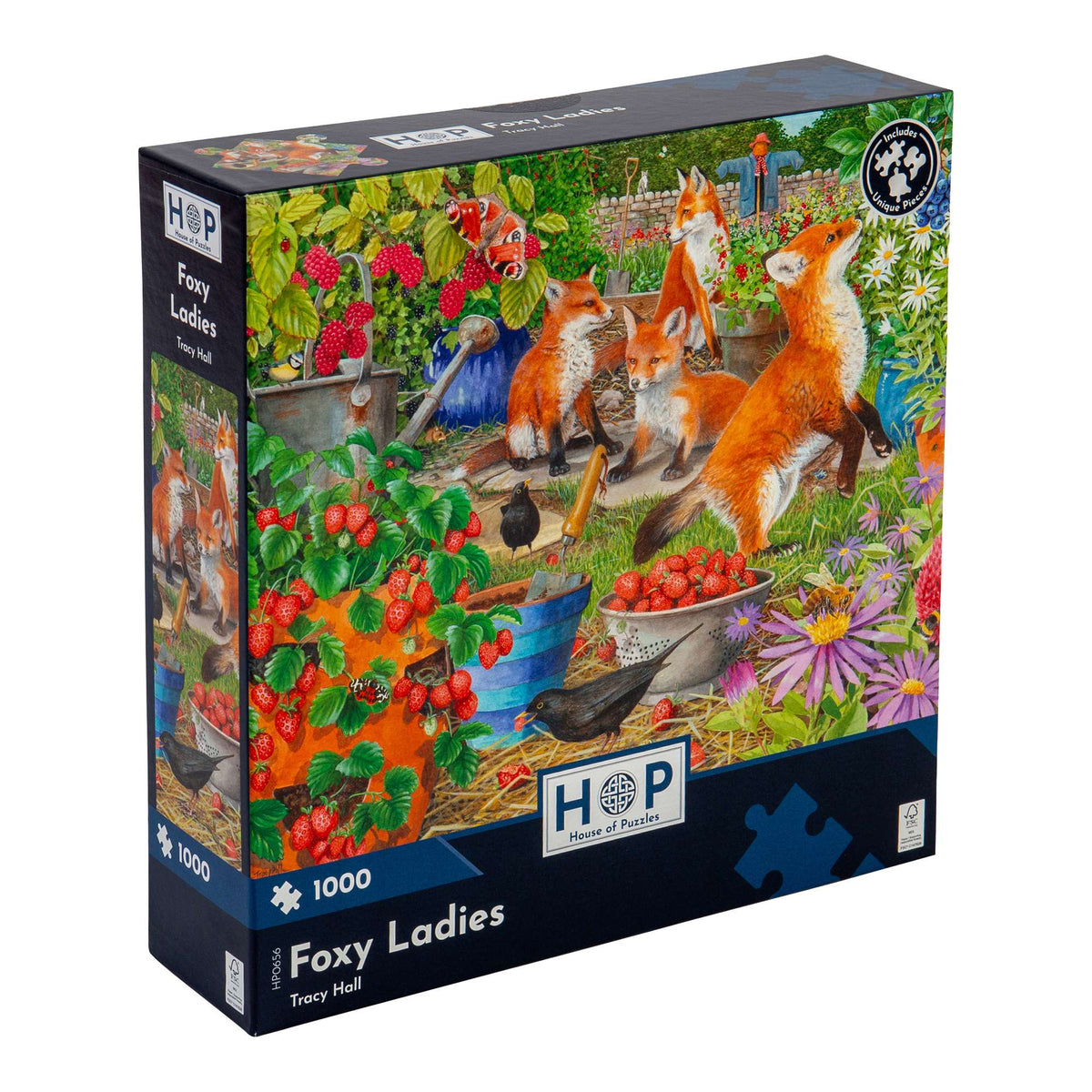 Foxy Ladies 1000 Piece | Garden & Flowers Jigsaw | House of Puzzles ...