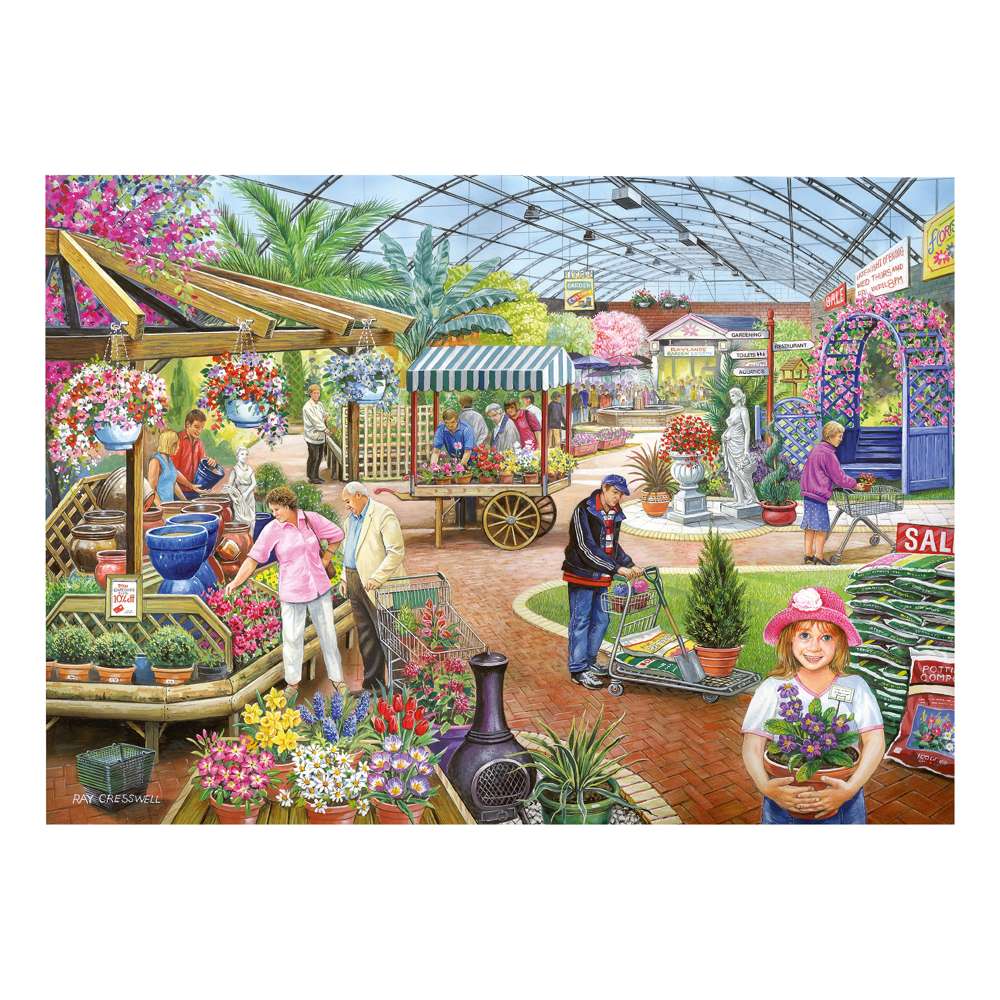 At The Garden Centre | 500 Piece | House of Puzzles – The House of Puzzles