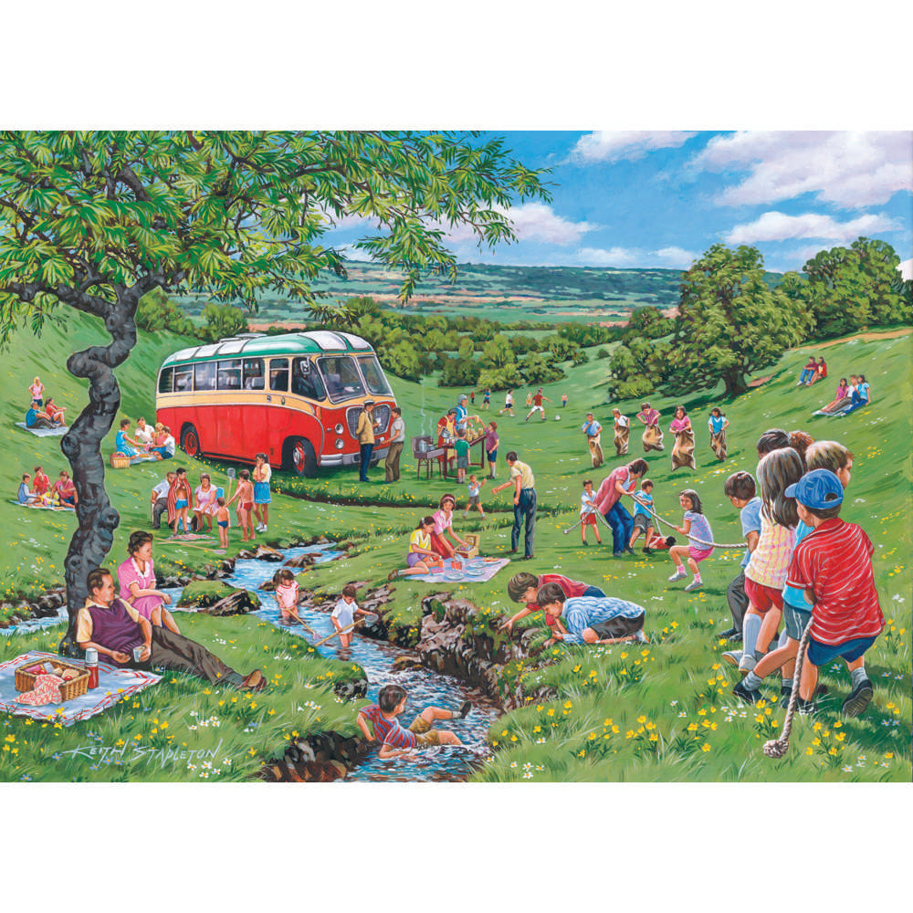 Sunday Picnic | 500 Piece | House of Puzzles – The House of Puzzles