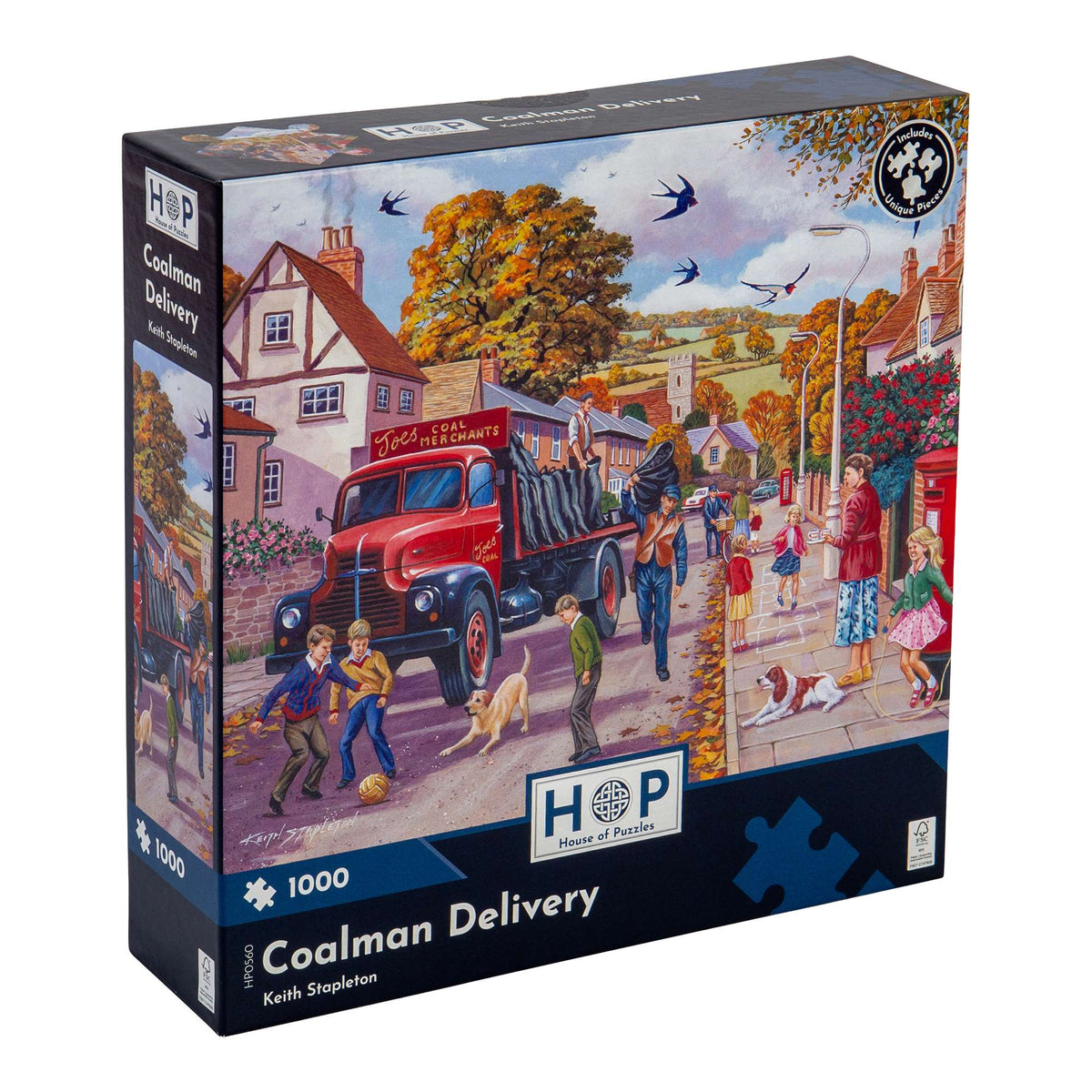Coalman Delivery 1000 Piece Puzzle by House of Puzzles – The House of ...