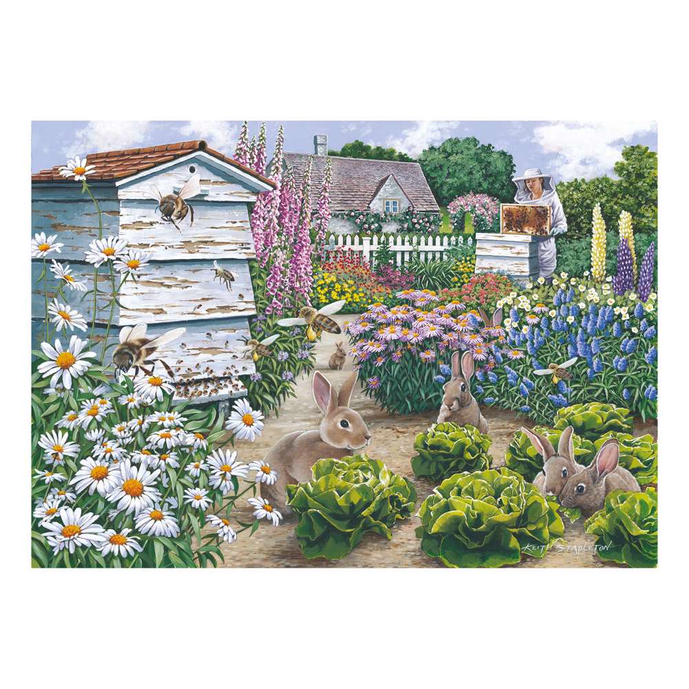 Honey Bunnies | 500 Piece | House of Puzzles – The House of Puzzles
